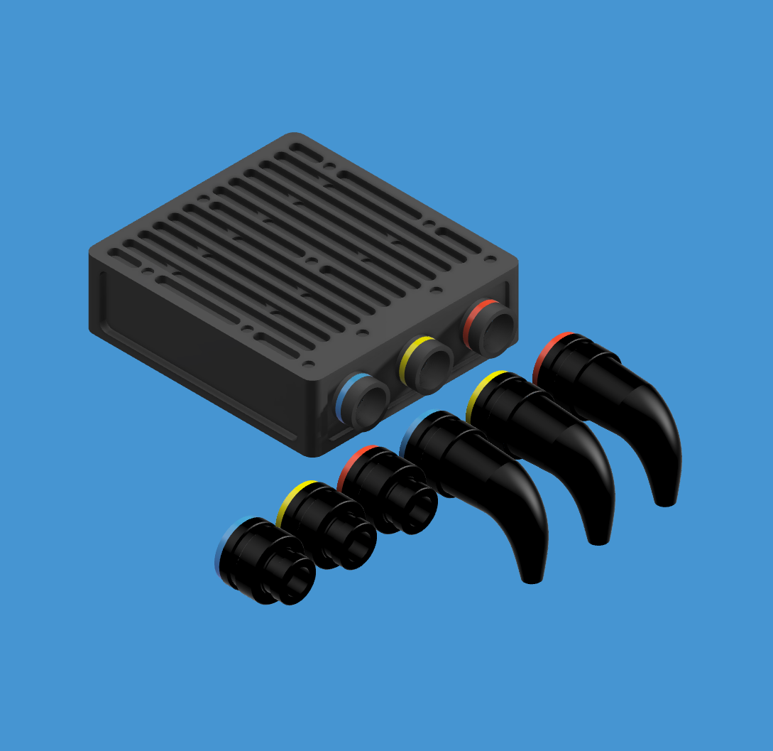 1/9 MotoGP ECU and Connectors Set – Pretty Messy Studio